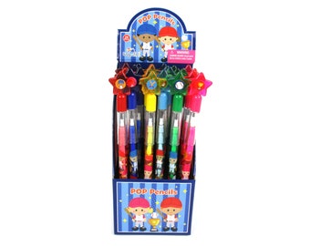 24 Pcs Circus and Carnival Multi Point Pencils - Etsy