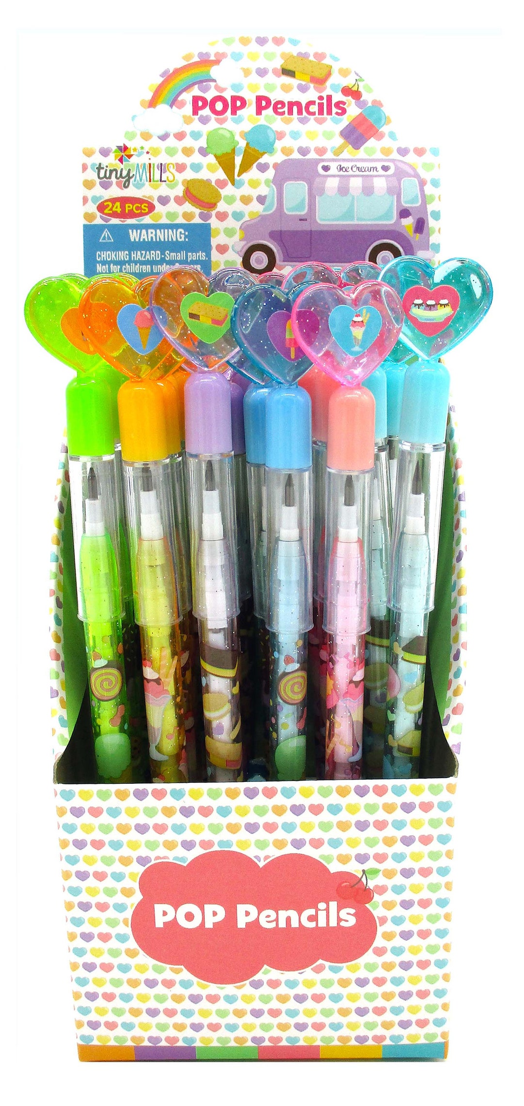 24 Pcs Ice Cream Multi Point Pencils - Etsy