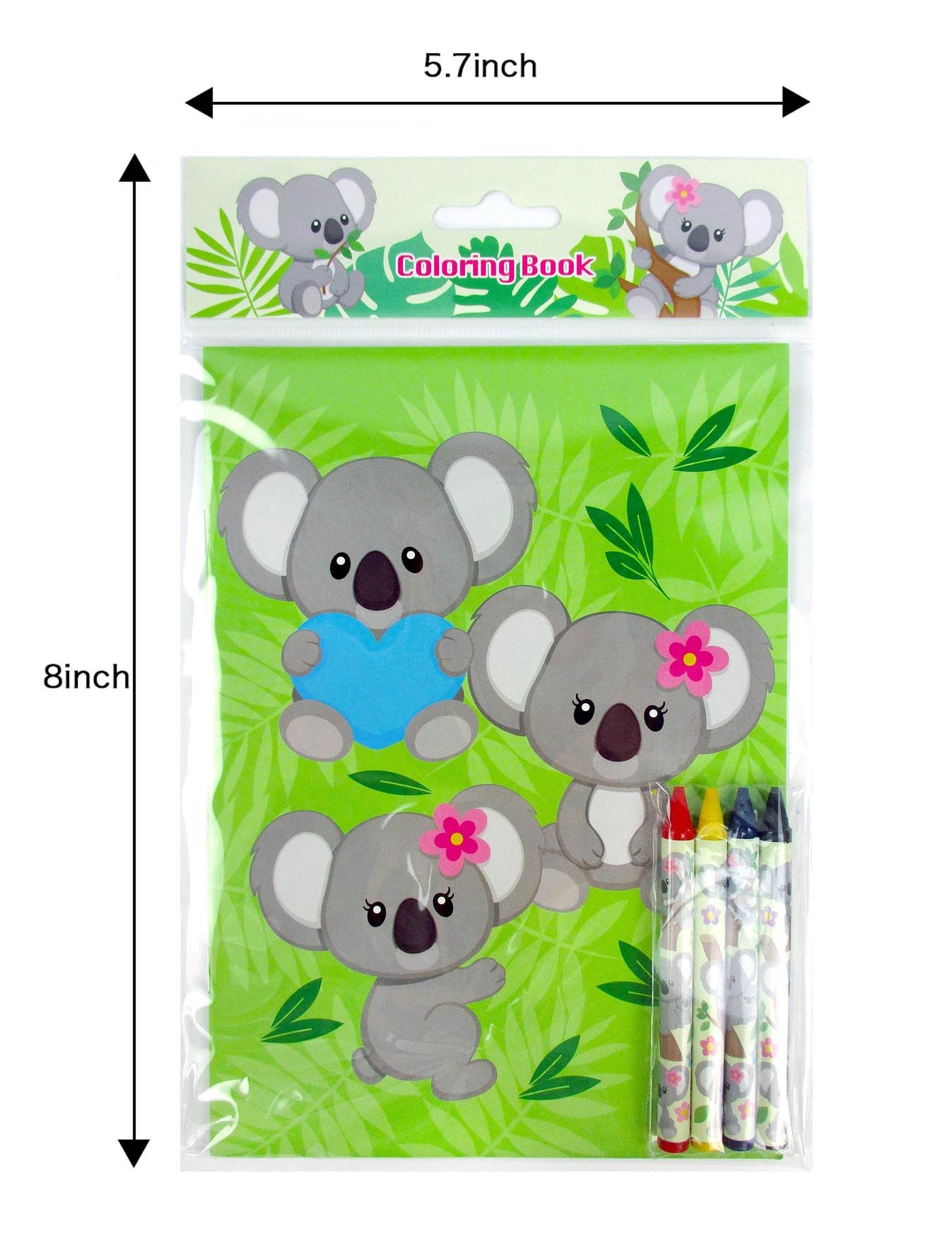 Koala Coloring Books With Crayons Party Favors - Etsy