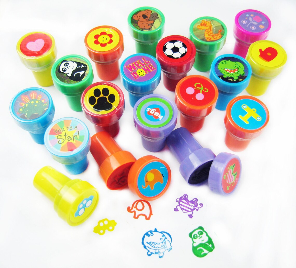 Assorted Birthday Stampers for Party Favors Party Treats, 50pcs Set - Etsy