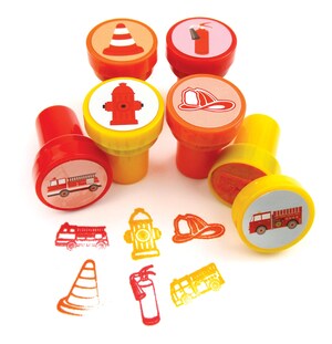 Fire Truck Snack/favor Boxes Fireman Party Popcorn Box - Etsy
