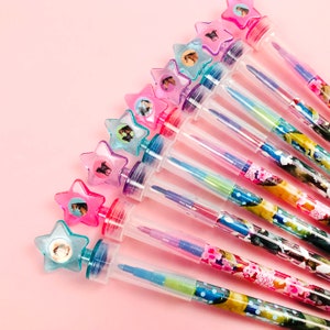 24 Pcs Horse and Pony Stackable Crayon With Stamp Topper - Etsy