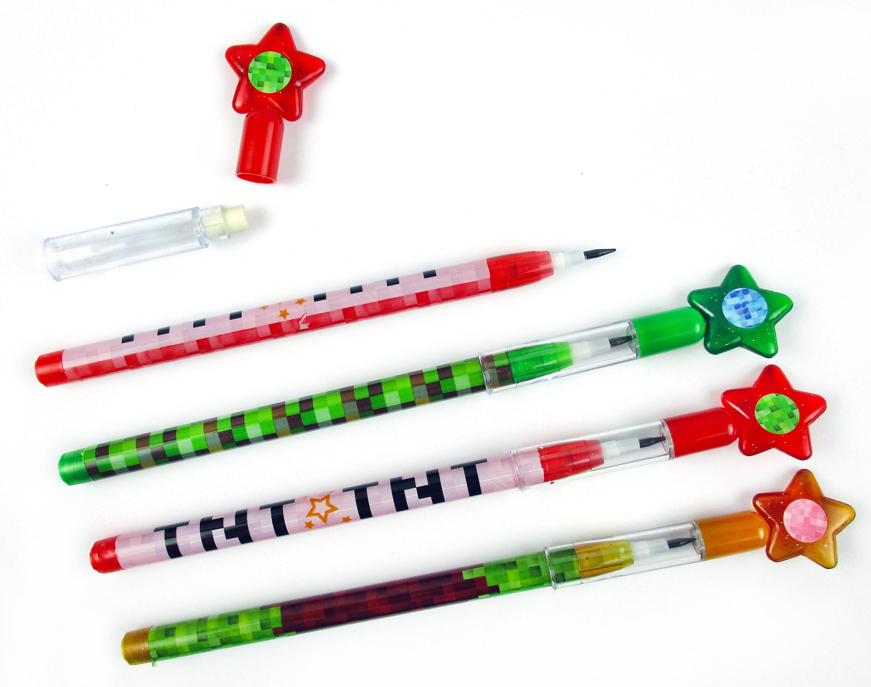 Pixel Miner Multi Point Pencils - Etsy