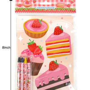 Strawberry Coloring Books With Crayons Party Favors - Etsy