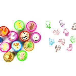 36pcs Farm Animal Barnyard Easter Egg With Stampers - Etsy