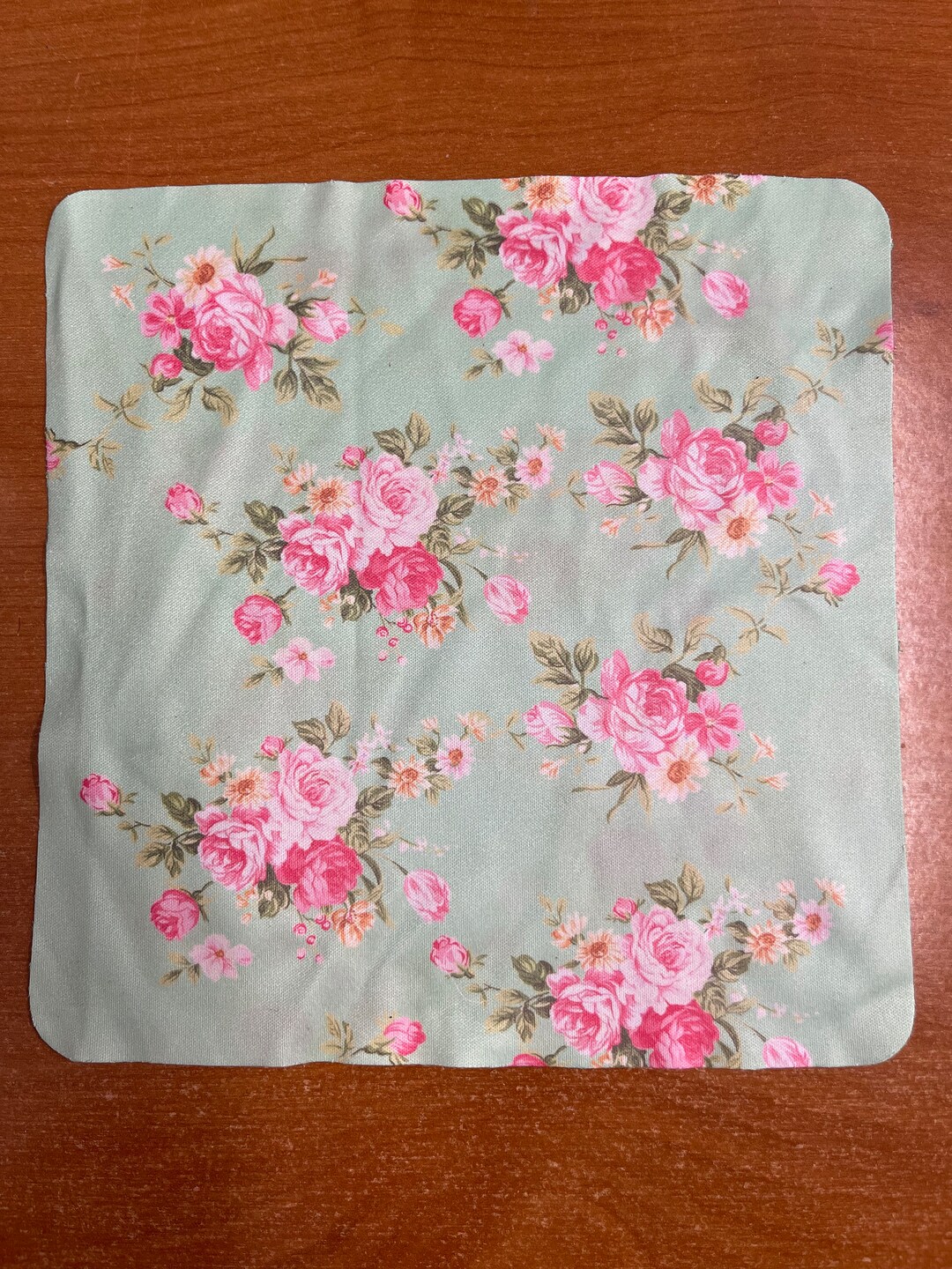 Mint Green Floral Microfiber Cloth - Etsy