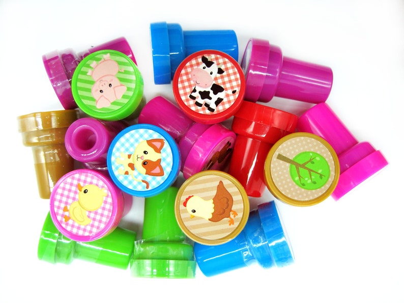 Farm Animals Self-inking Stampers Gift Scrapbooking - Etsy