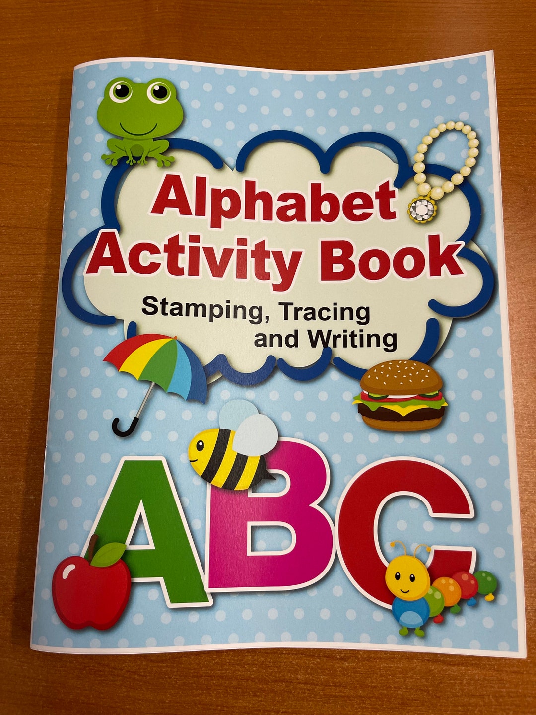 Alphabet Activity Book, Learn the Abcs - Etsy