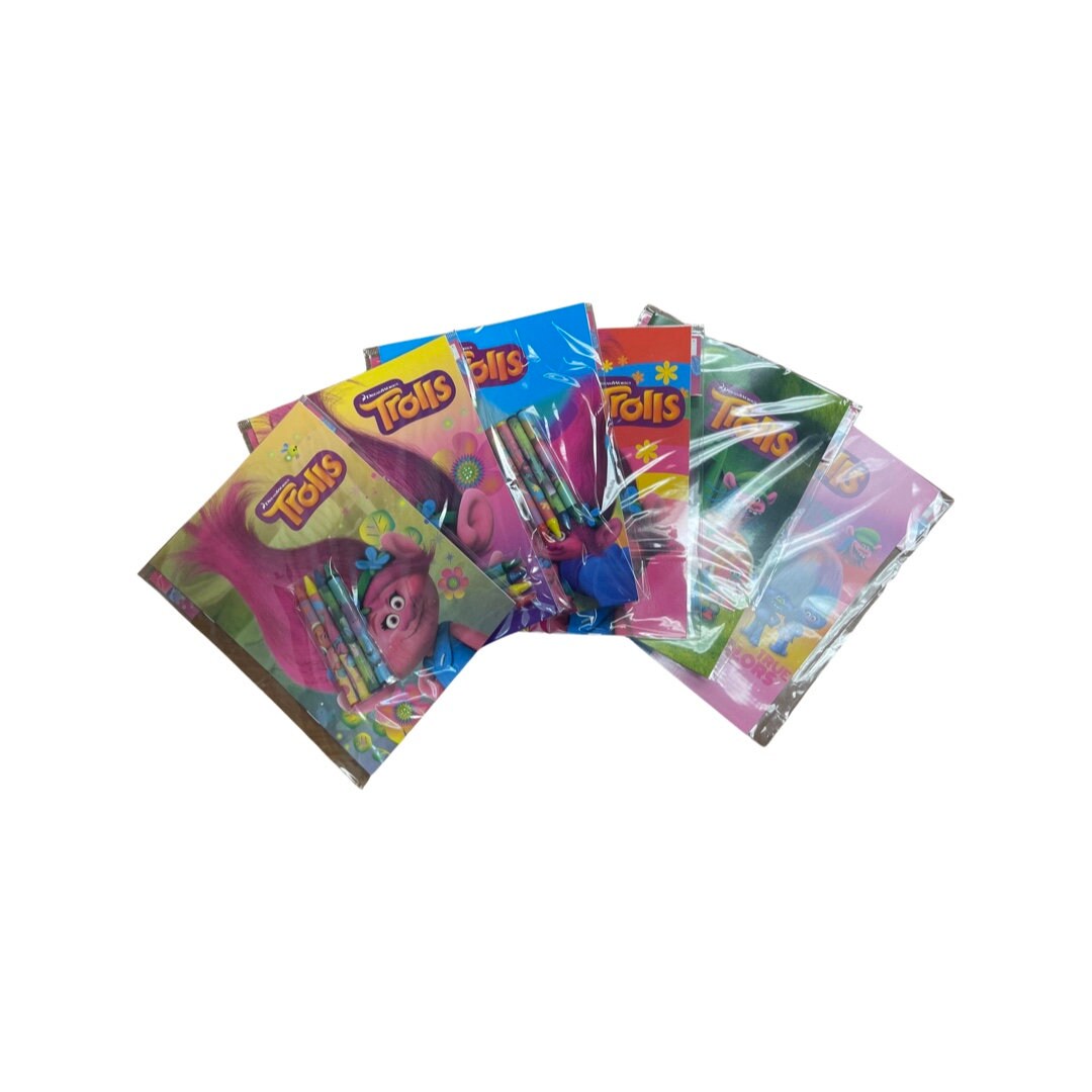 Magic Hair Doll Coloring Books With Crayons Party Favors - Etsy