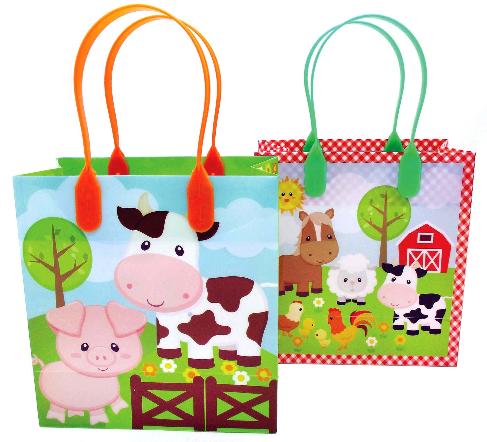 Barnyard Farm Animal Themed Party Favor Treat Bags - Etsy