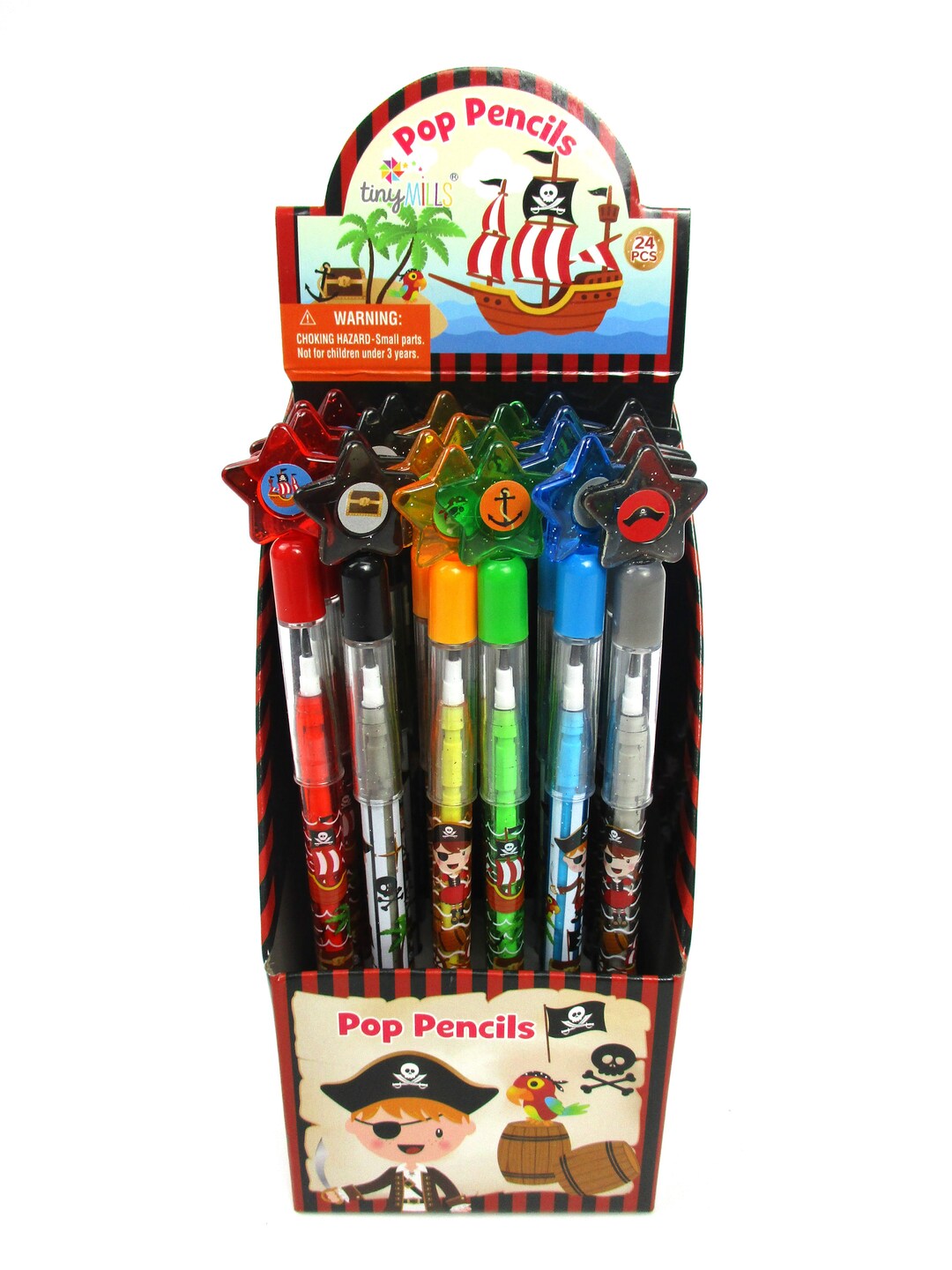 24 Pcs Pirate Multi Point Pencils - Etsy