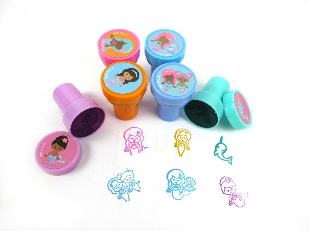 Rainbow Mermaid Self-inking Stampers - Gift, Scrapbooking ...