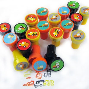 Construction Vehicles Self-inking Stampers - Gift, Scrapbooking ...