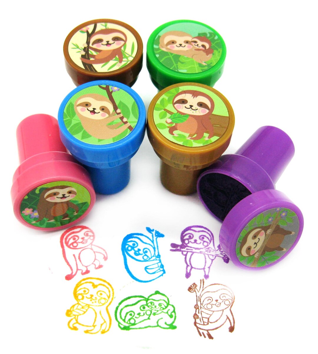Sloth Self-inking Stampers - Gift, Scrapbooking, Embellishment, Stamp ...