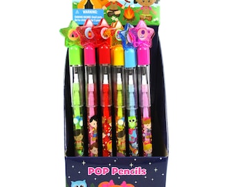 24 Pcs Circus and Carnival Multi Point Pencils - Etsy