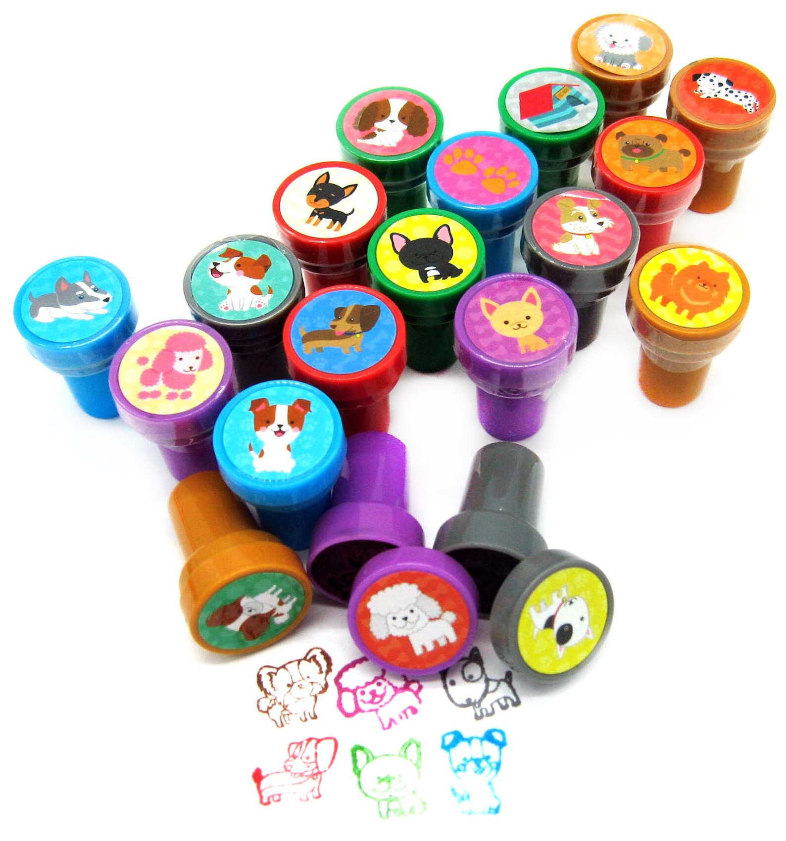 Dog and Puppy Self-inking Stampers - Gift, Scrapbooking, Embellishment ...
