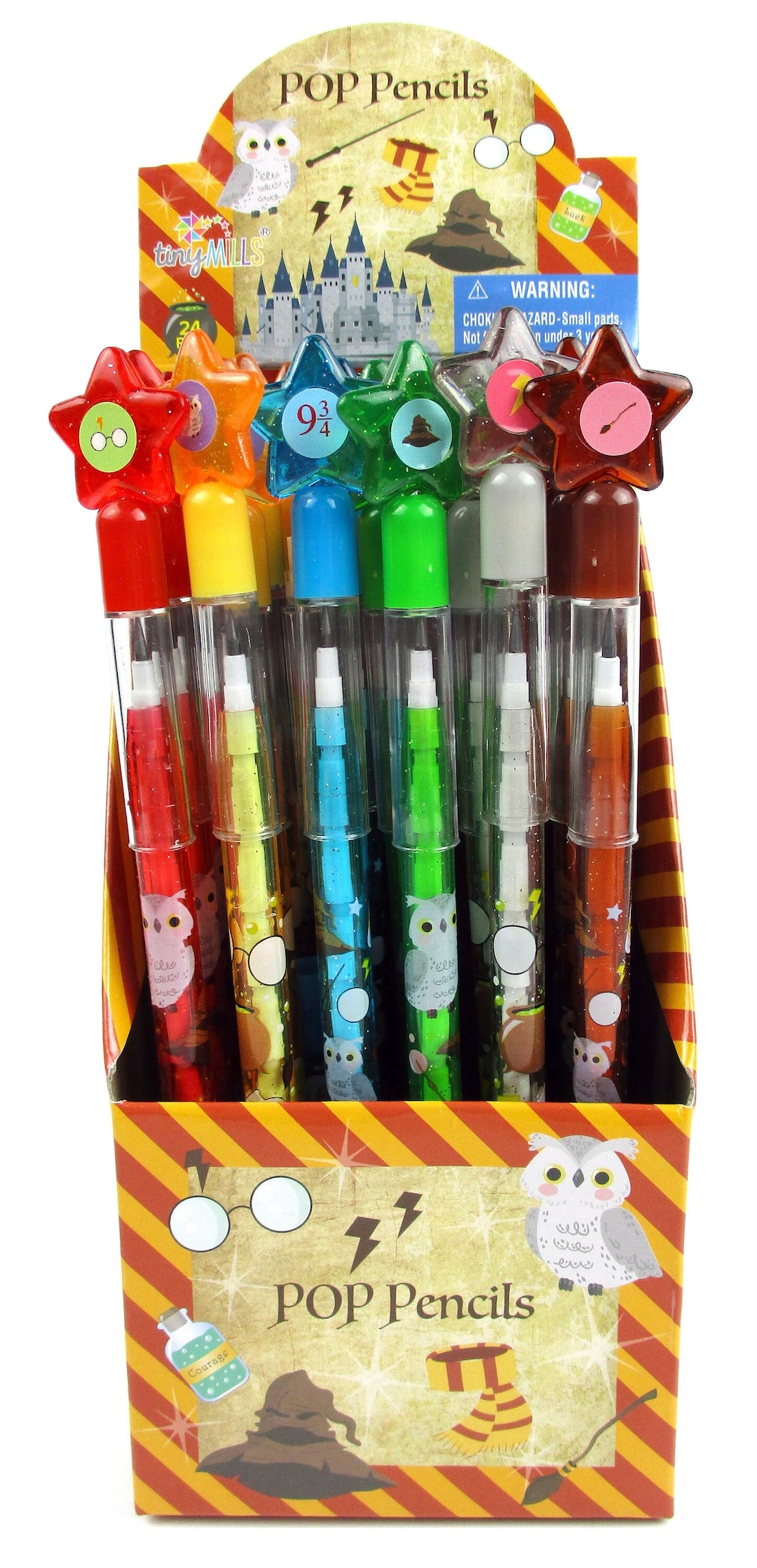 24 Pcs Wizards Multi Point Pencils - Etsy