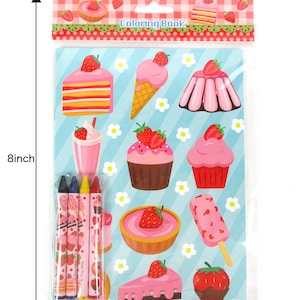 Strawberry Coloring Books With Crayons Party Favors - Etsy