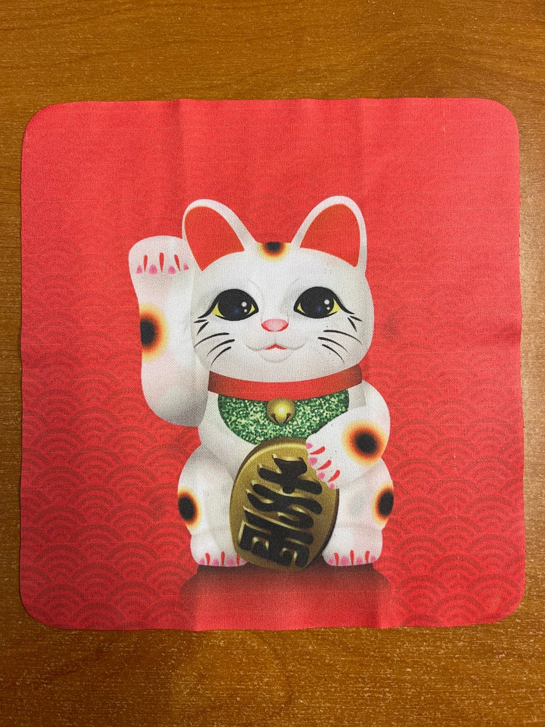 Maneki-neko Lucky Cat Microfiber Cloth - Etsy