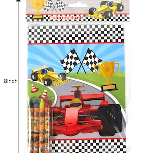 F1 Racing Car Coloring Books With Crayons Party Favors - Etsy