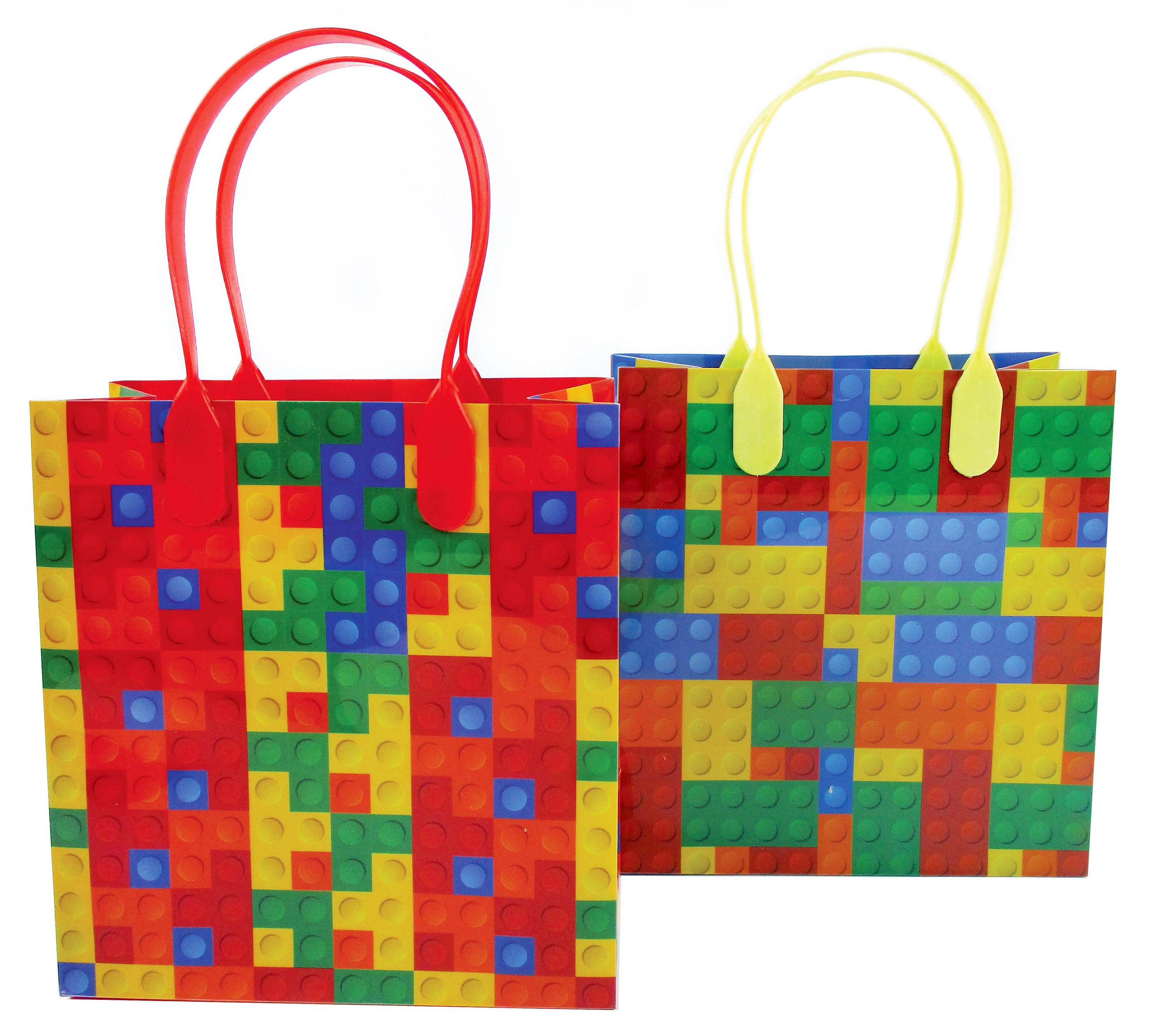 Building Brick Blocks Party Favor Treat Bags - Etsy