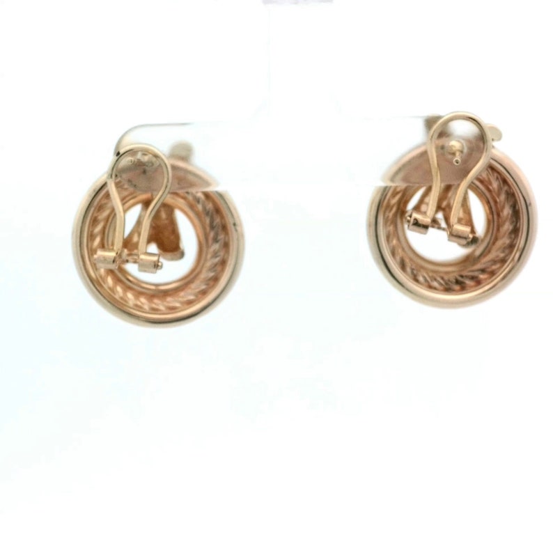 Our Bold and Beautiful Omega Back Earrings Are Fashioned in 14k Yellow ...