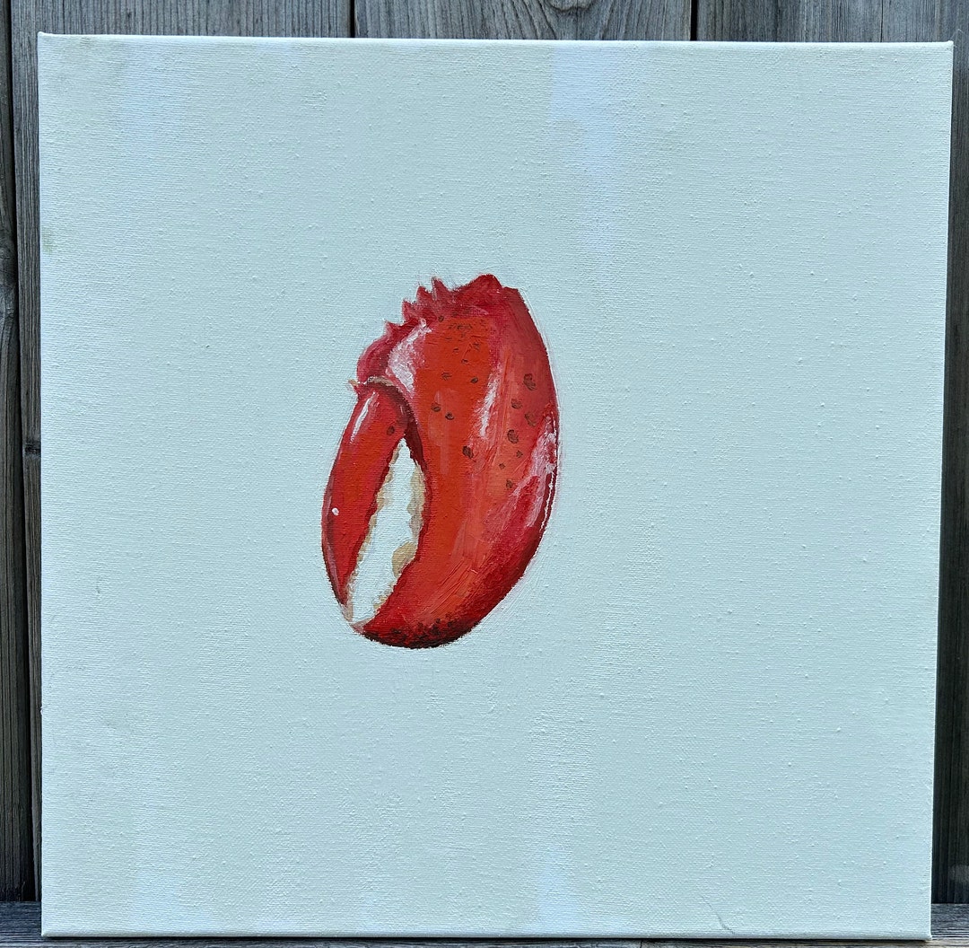 Original Lobster Claw - Oil Painting - 14x14 - Etsy
