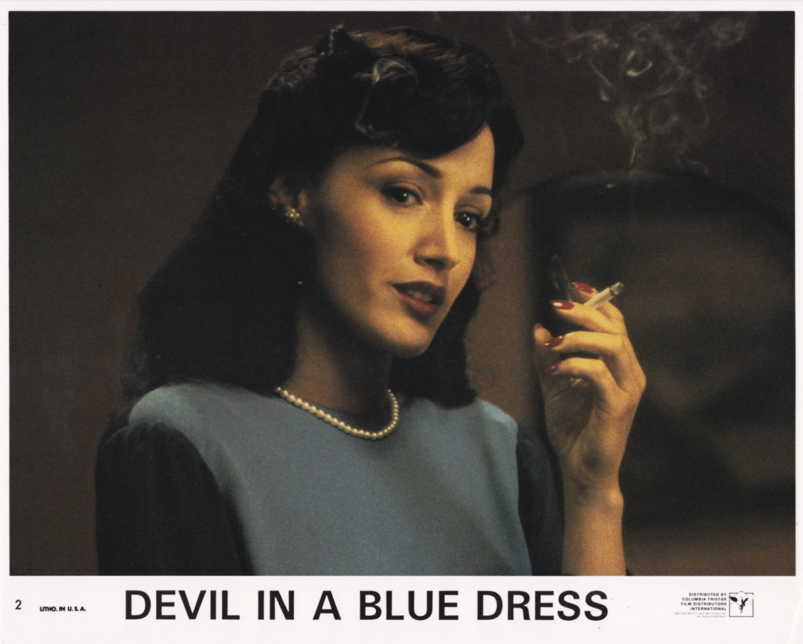 Devil in a Blue Dress 1995 Vintage Original - Etsy UK