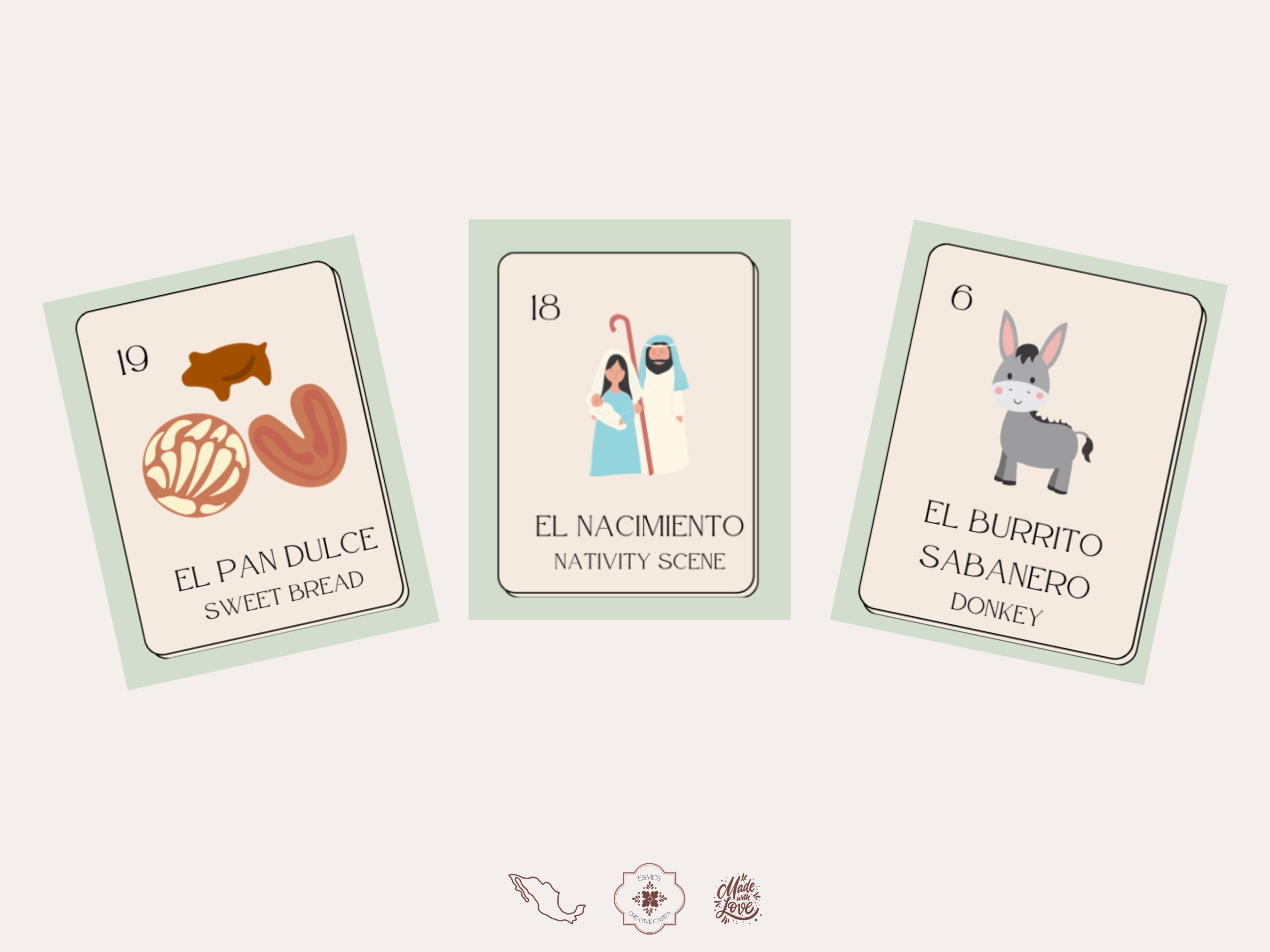 Christmas Family-friendly Games | Navidad Loteria | Mexican Loteria ...