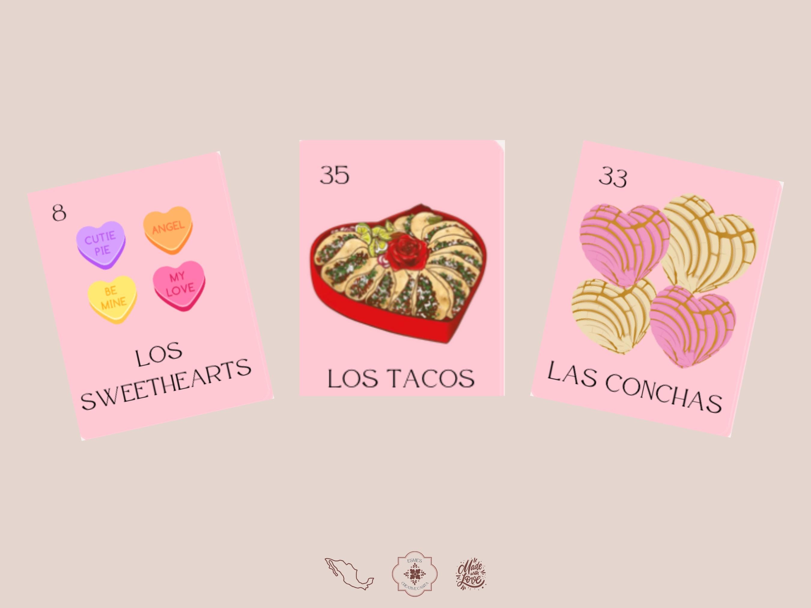 Galentines Loteria | Valentines Day Loteria | Loteria Mexicana ...