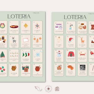 Christmas Family-friendly Games | Navidad Loteria | Mexican Loteria ...