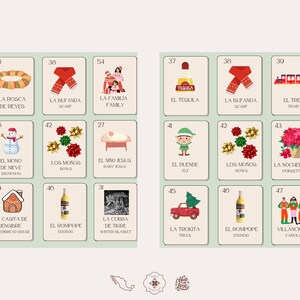 Christmas Family-friendly Games | Navidad Loteria | Mexican Loteria ...