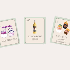 Christmas Loteria Navidad Loteria Mexican Loteria Custom Loteria ...