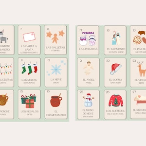 Christmas Loteria Navidad Loteria Mexican Loteria Custom Loteria ...