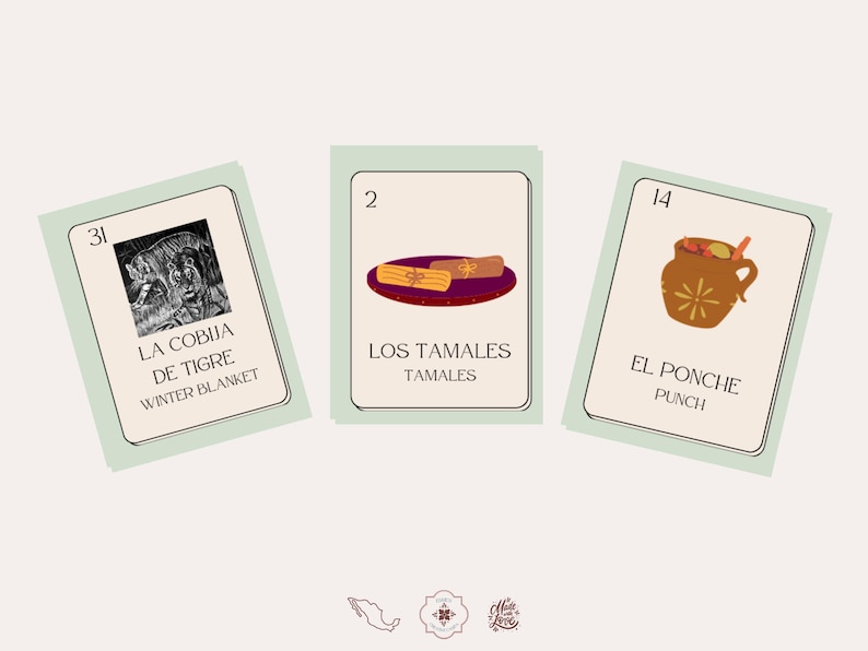 Christmas Family-friendly Games | Navidad Loteria | Mexican Loteria ...