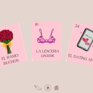 Galentines Loteria | Valentines Day Loteria | Loteria Mexicana ...