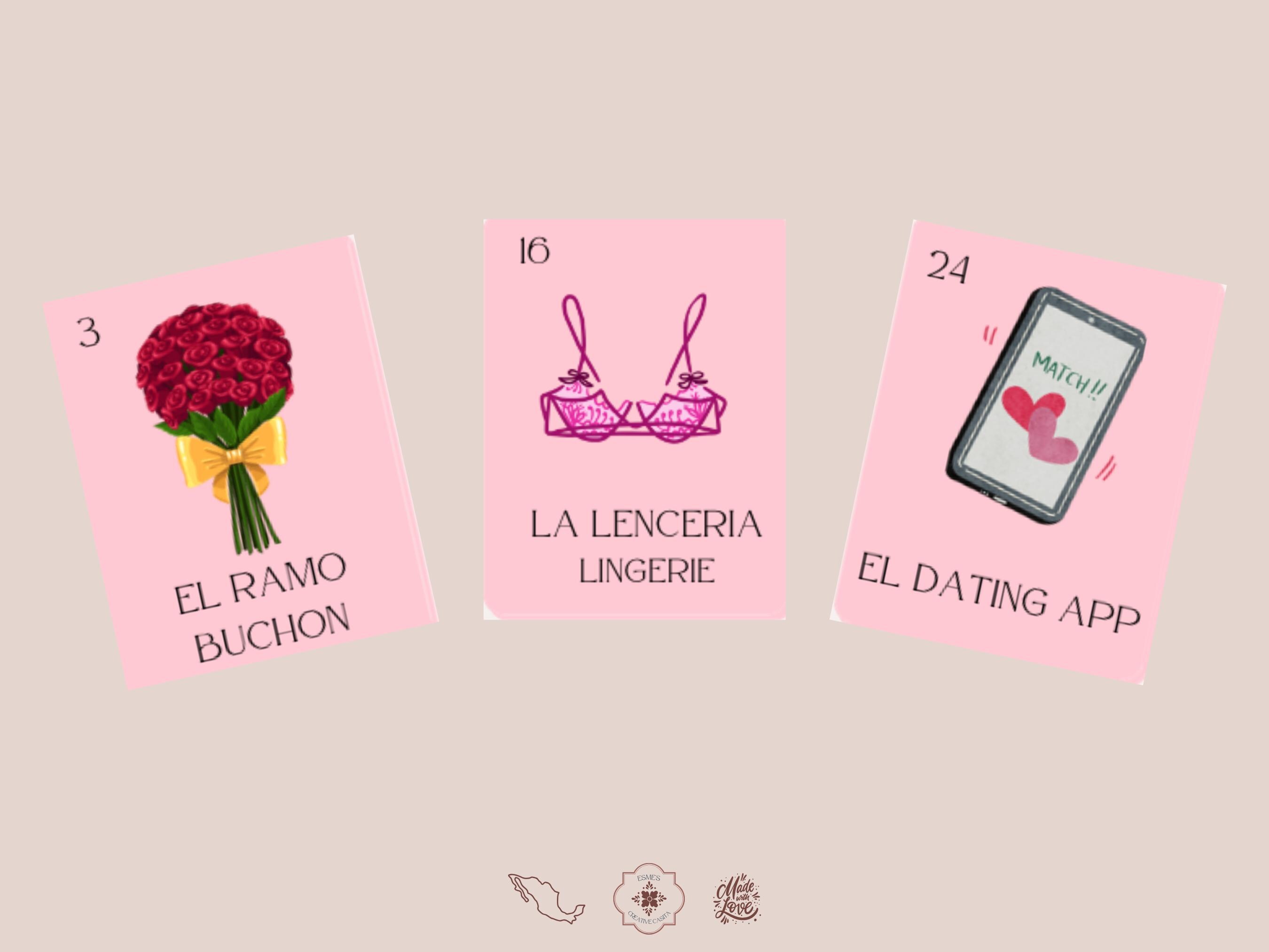 Galentines Loteria | Valentines Day Loteria | Loteria Mexicana ...