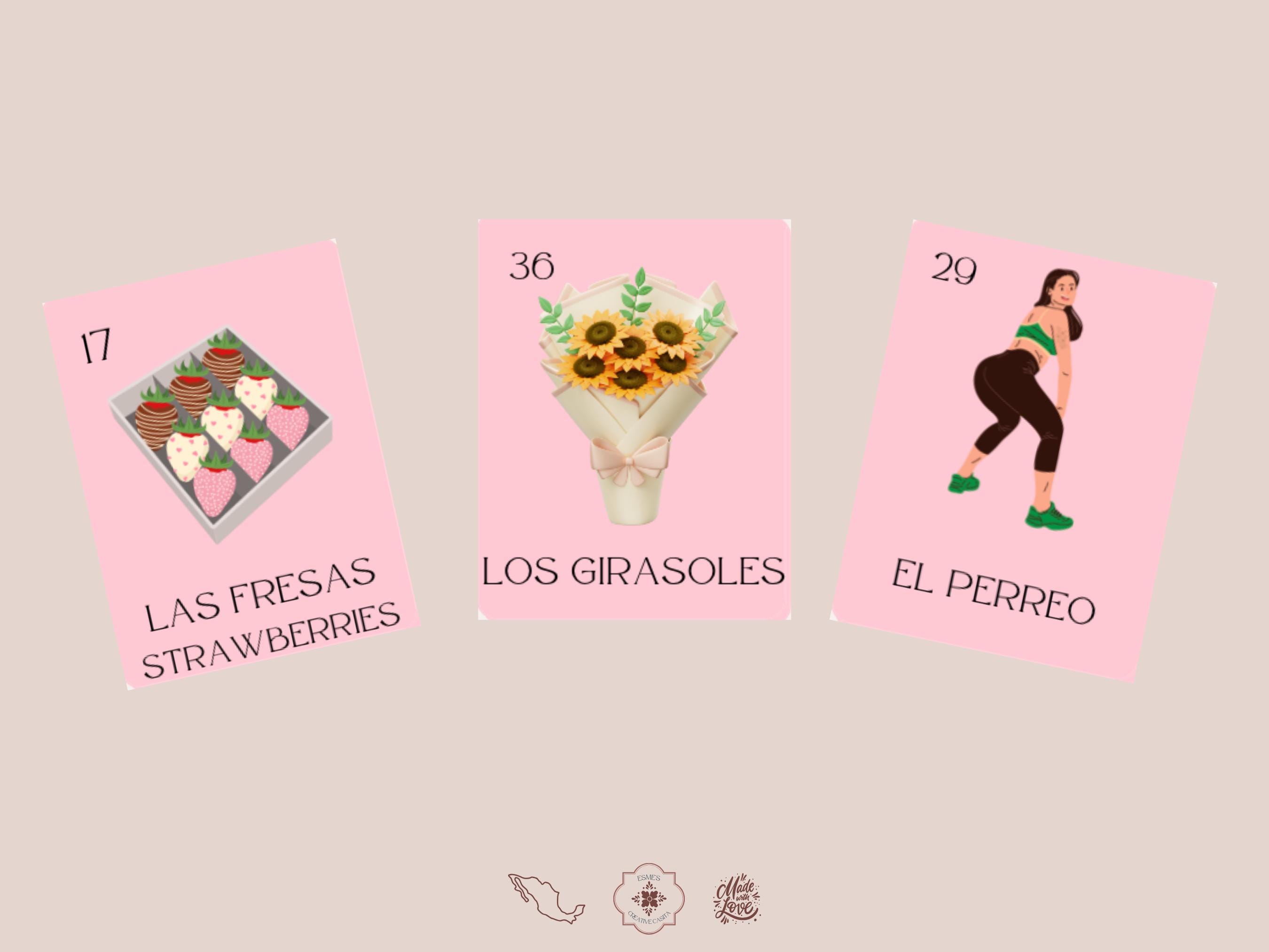 Galentines Loteria | Valentines Day Loteria | Loteria Mexicana ...