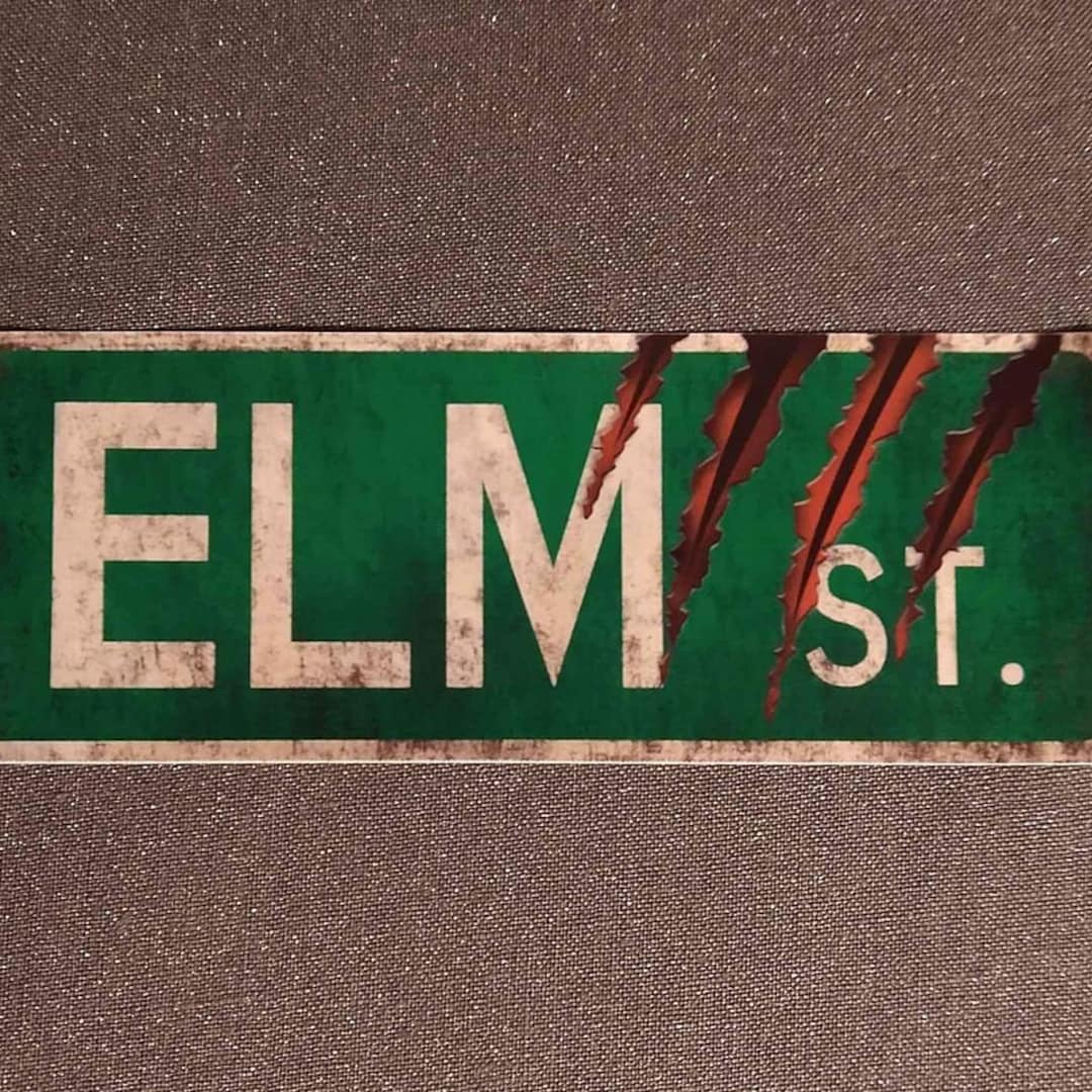 Elm Street Sign Horror Movie Glossy Vinyl Sticker 5 - Etsy