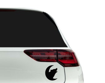 Howling Wolf Vinyl Sticker Decal - Etsy