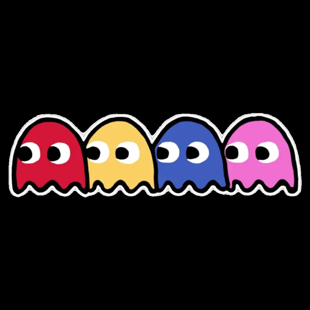 5 Pacman Video Game Ghost Vinyl Sticker - Etsy