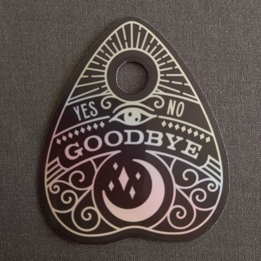Ouija Board Planchette 3 Vinyl Sticker - Etsy