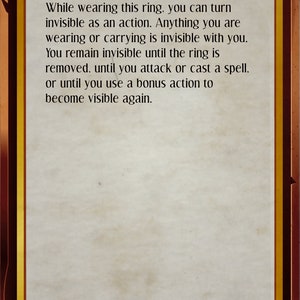 Ring of Invisibility Resin Puzzles and Props 3D Printed Pathfinder D&D ...