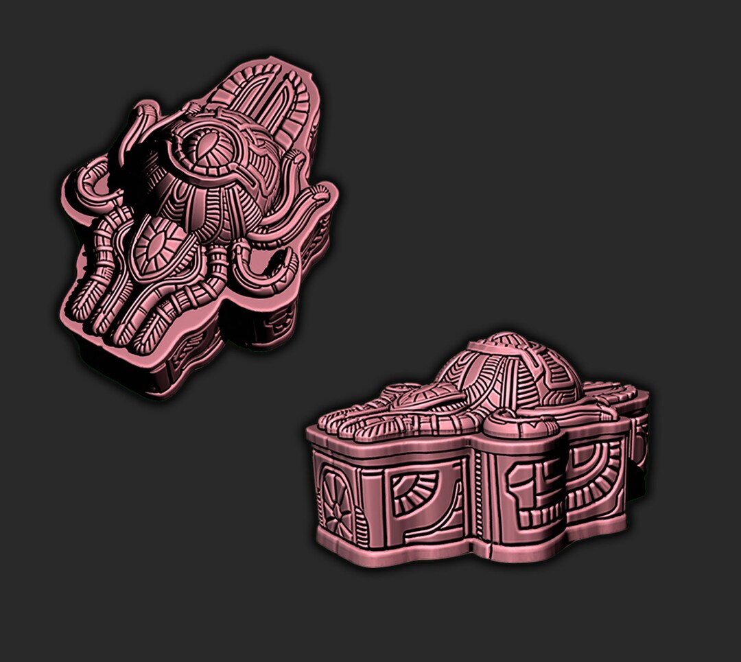 Beholder/eye Beast Sarcophagas 3D Printed Pathfinder D&D Dnd Empire of ...