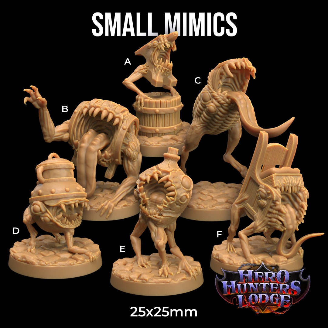Normal Object Mimic Model and Non-mimic Matching Mini Dungeons and ...