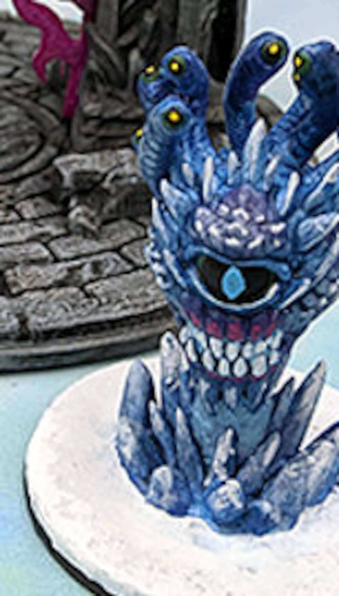 Eye of Frost/ Ice Beholder 3D Printed D&D Pathfinder Table Top - Etsy