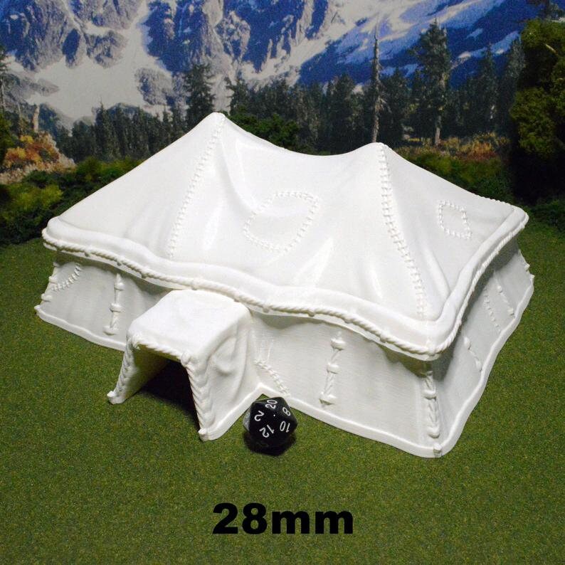 Grand Tent 3D Printed Pathfinder D&D Dnd Empire of Scorching Sands - Etsy