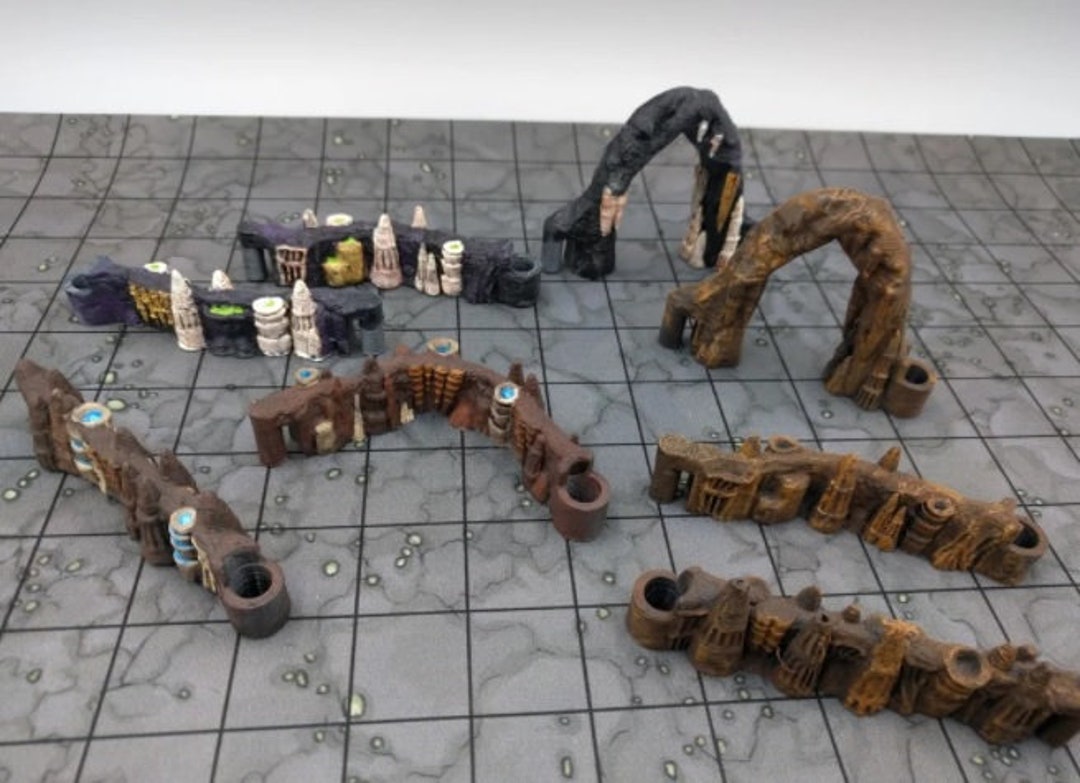 110 Pc. Wet Cavern Dungeon Sticks Starter Set D&D Pathfinder - Etsy
