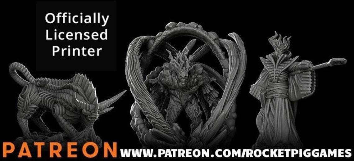 Undead Manticore Multiple Sizes D&D Pathfinder Tabletop 3d - Etsy UK