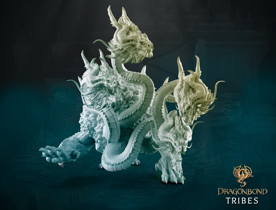 Fai Hydra D&D Pathfinder Fantasy 3D Printed Resin Miniature Designed by ...